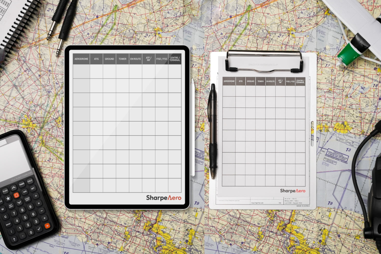 Kneeboard Templates Package 2.0 | iPad & Kneeboard Templates for Flight ...